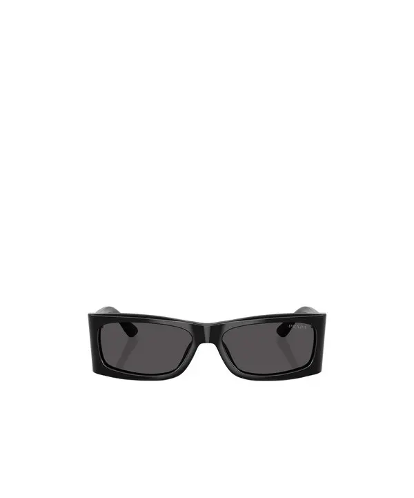 Prada Rectangular Frame Sunglasses - Black