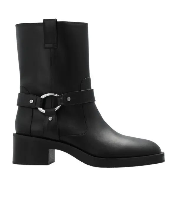 STUART WEITZMAN Round Toe Ankle Boots