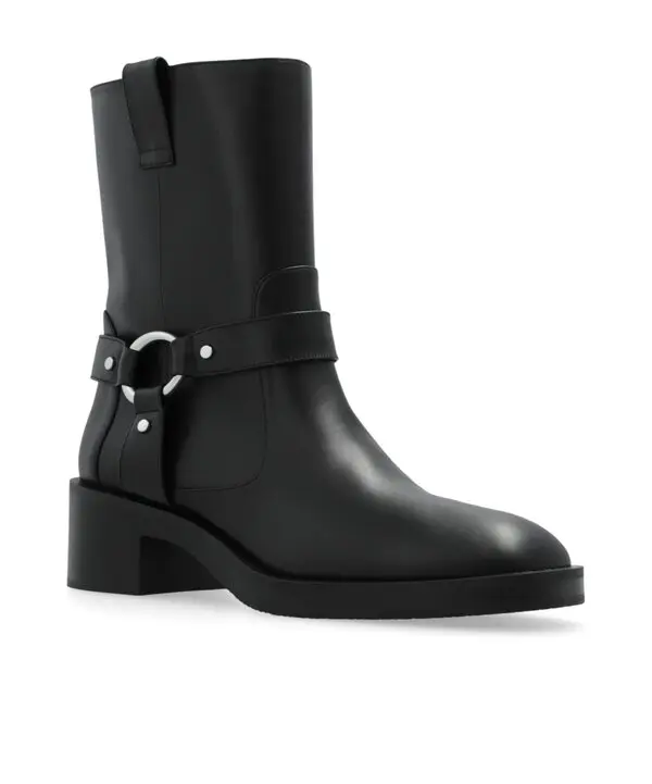 STUART WEITZMAN Round Toe Ankle Boots