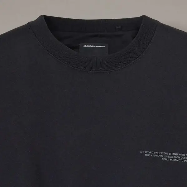 Y3 Logo Printed Crewneck Sweatshirt