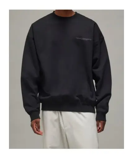 Y3 Logo Printed Crewneck Sweatshirt