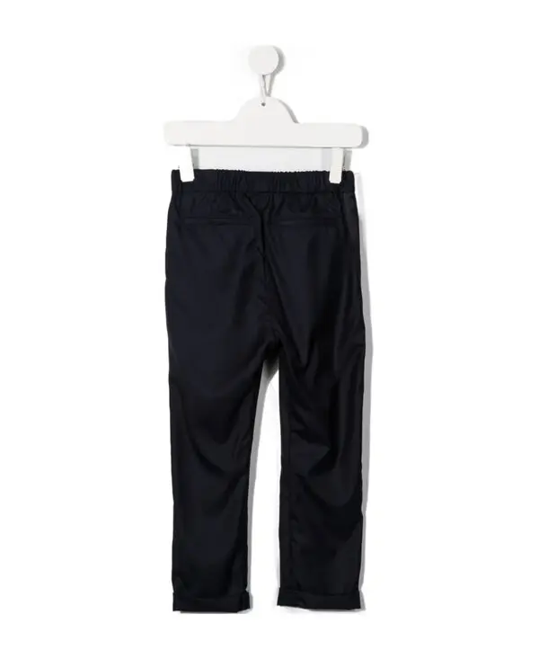 Brunello Cucinelli Mid-rise Slim-cut Trousers With Side Stripe Detail