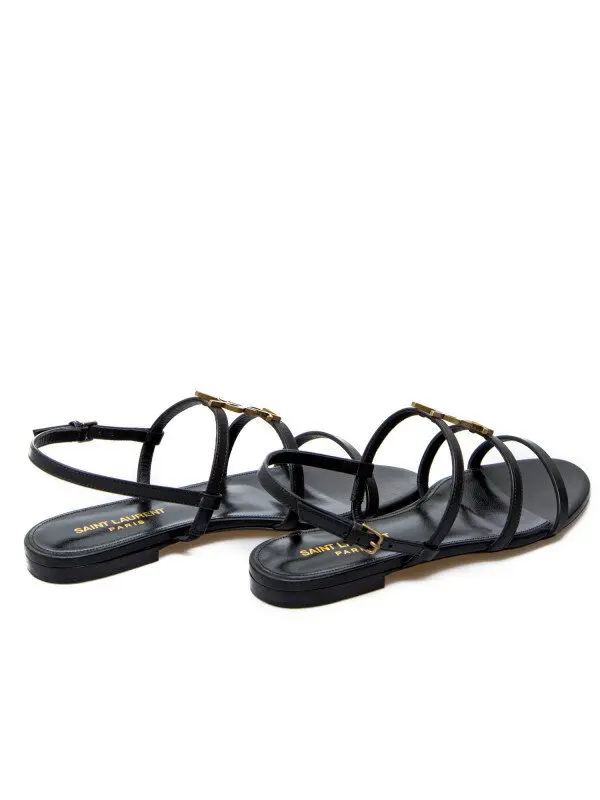 Saint Laurent Cassandra Flat Sandals