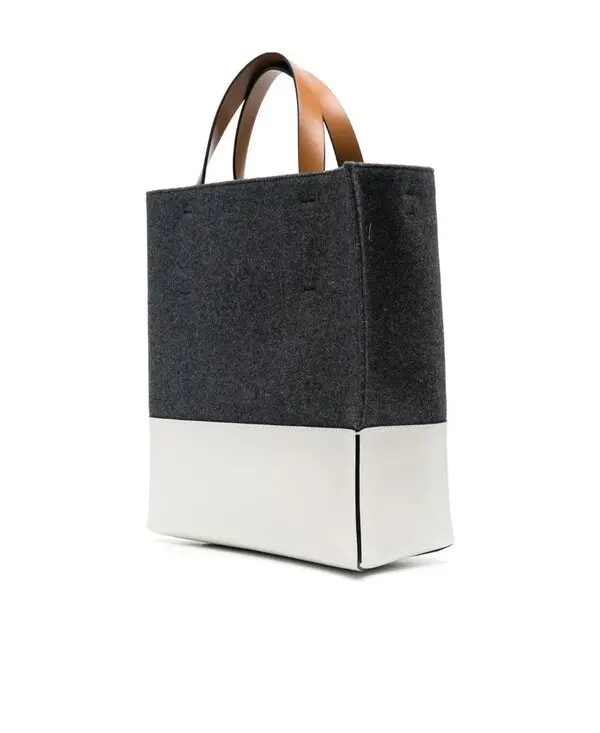 Marni Museo Felt Tote Bag - Black