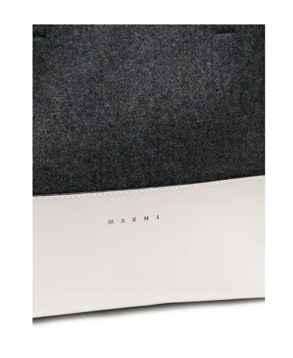 Marni Museo Felt Tote Bag - Black