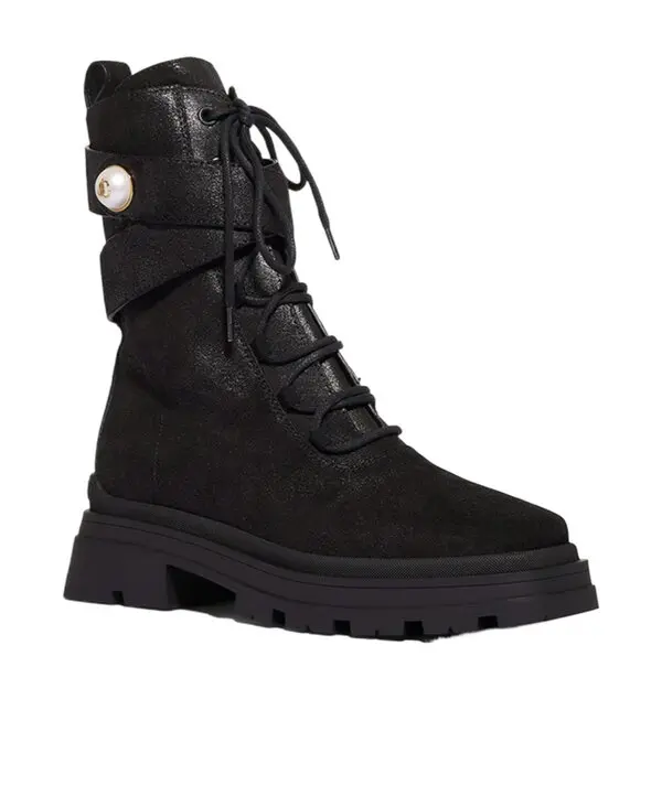 JIMMY CHOO Noemi 45 Lace-up Ankle Boots - Black