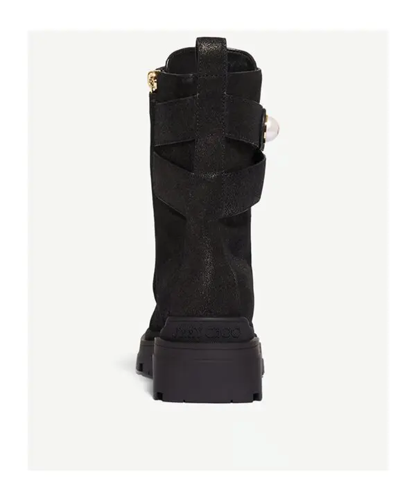 JIMMY CHOO Noemi 45 Lace-up Ankle Boots - Black