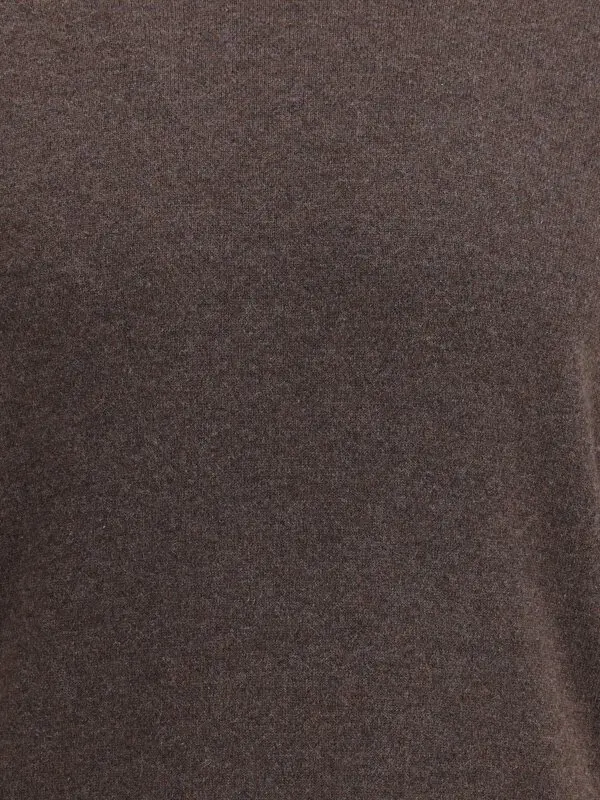 Brunello Cucinelli High Neck Ribbed Jumper - Black