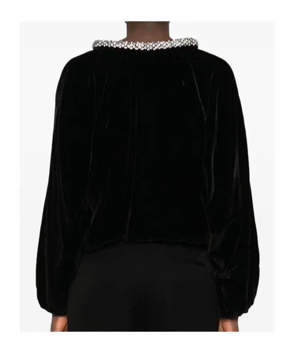Isabel Marant Étoile Bertina Blouse With Crystal Embellishment