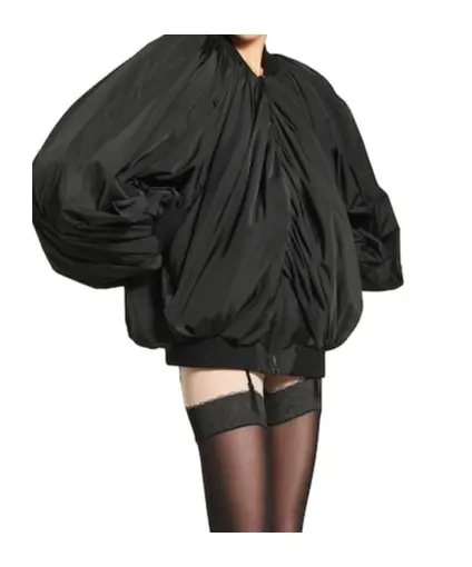 Balenciaga Draped Bomber Jacket