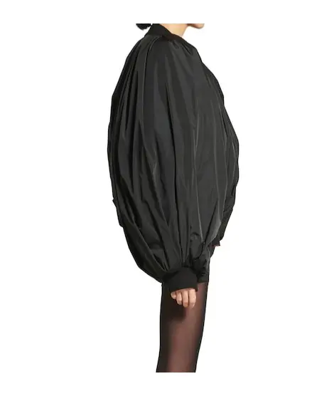 Balenciaga Draped Bomber Jacket