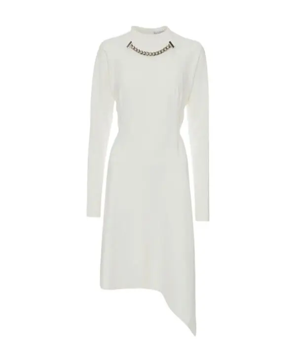 J.W.ANDERSON Chain Neck Asymmetric Hem Dress