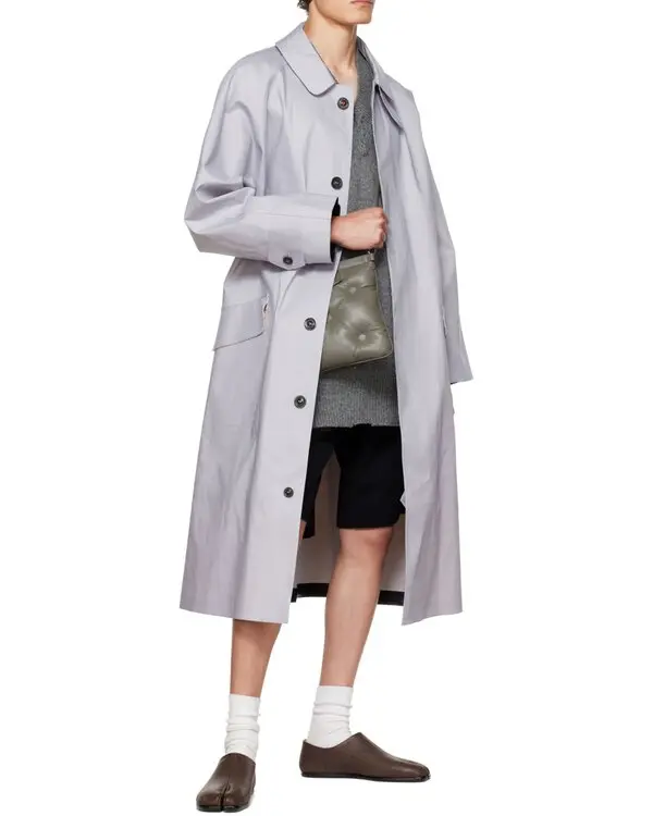 MAISON MARGIELA Layered Ribbed Knit Vest - Gray