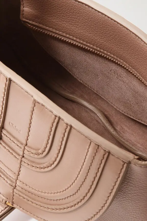 Chloé Marcie Small Shoulder Bag - Brown