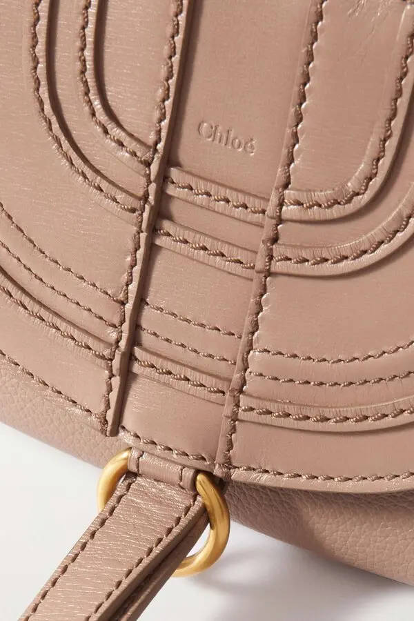 Chloé Marcie Small Shoulder Bag - Brown