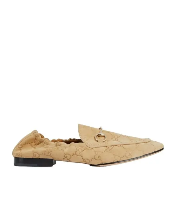 Gucci Gg Logo Horsebit Loafers