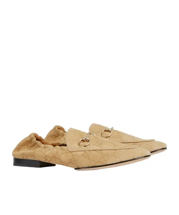 Gucci Gg Logo Horsebit Loafers
