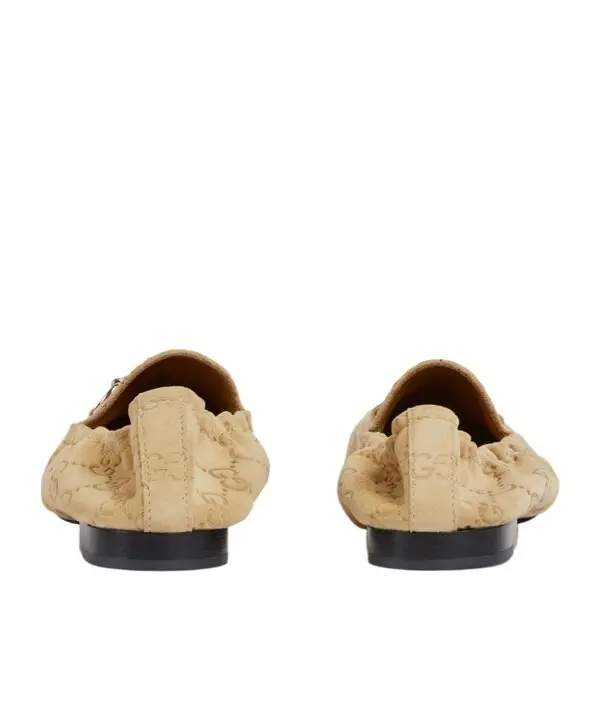 Gucci Gg Logo Horsebit Loafers
