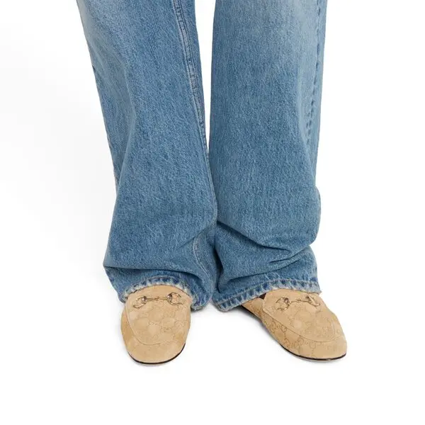 Gucci Gg Logo Horsebit Loafers