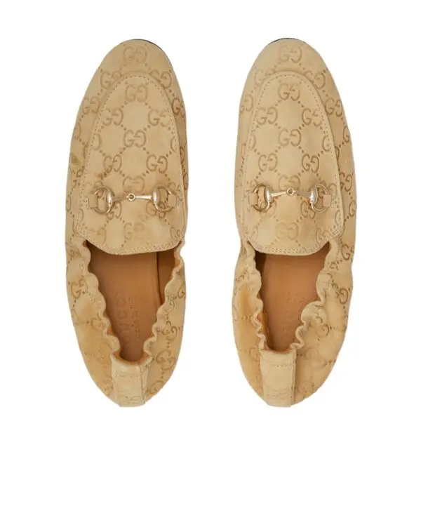 Gucci Gg Logo Horsebit Loafers