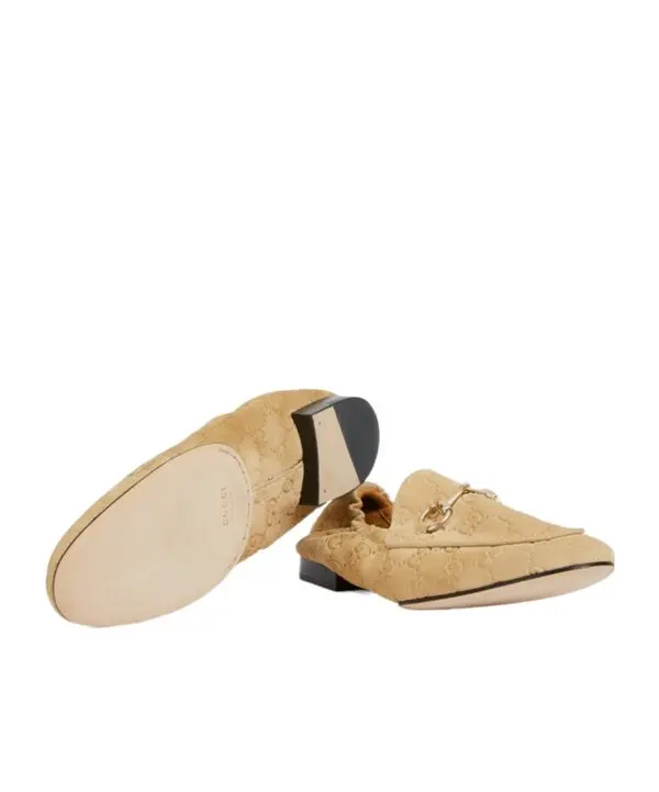 Gucci Gg Logo Horsebit Loafers