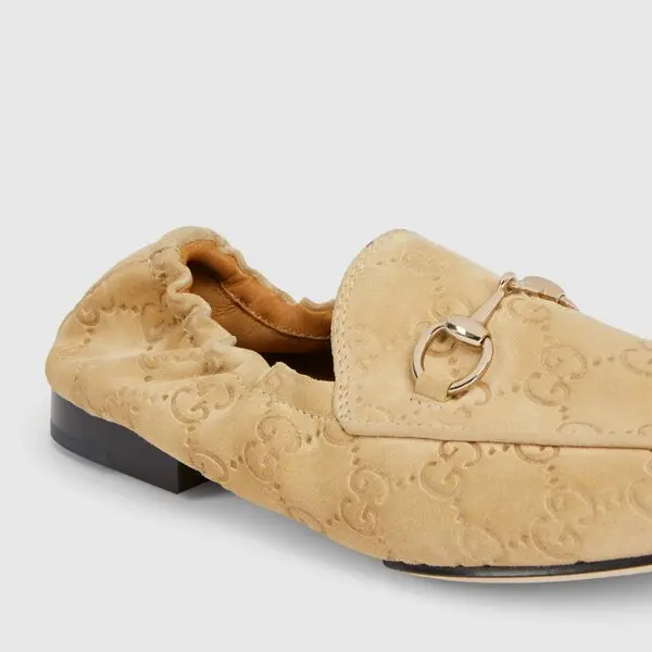 Gucci Gg Logo Horsebit Loafers