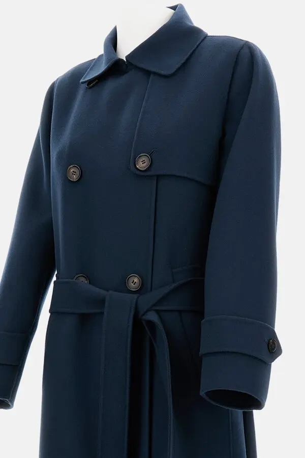 Max Mara Long Sleeve Double-breasted Coat
