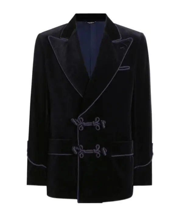 Dolce & Gabbana Double-breasted Sicilia Jacket With Trim Detail