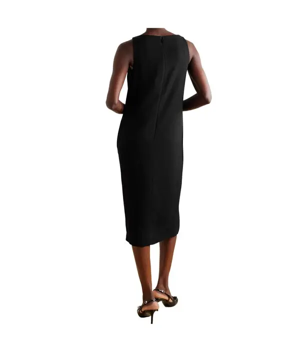 Gucci Heavy Sable Dress With Horsebit Detail