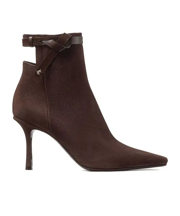 JIMMY CHOO Camie 85 Ankle Boots - Black