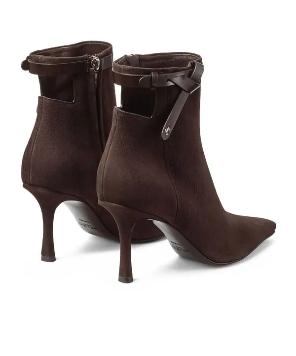 JIMMY CHOO Camie 85 Ankle Boots - Black
