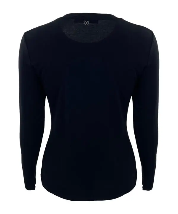 Max Mara Long-sleeved T-shirt - Black