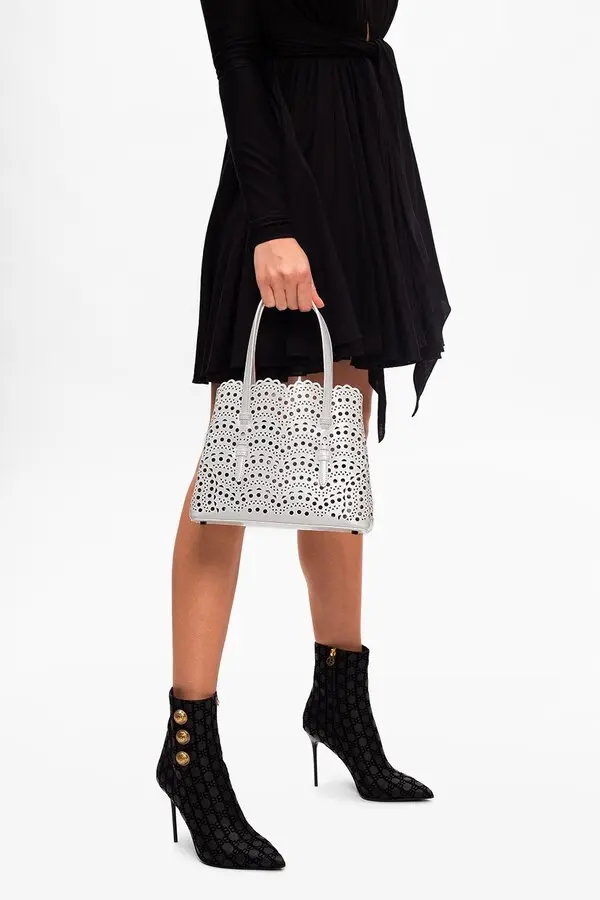 Alaïa Mina 25 Laser-cut Tote Bag