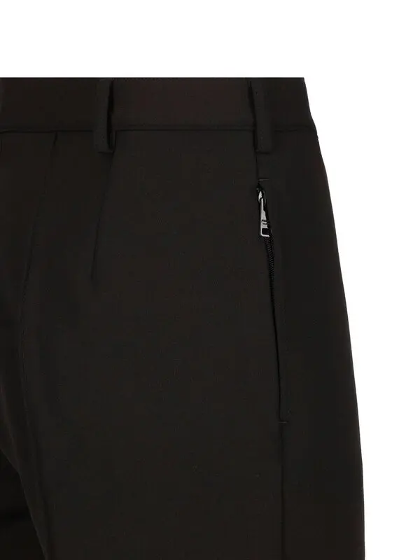 Prada Tailored Trousers With Slit Detail