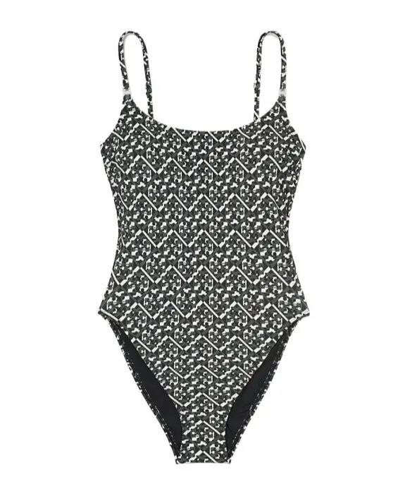 Tory Burch Gemini One-piece Swimsuit - Black