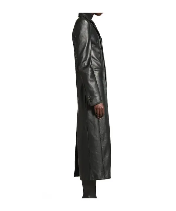 Balenciaga Mid-length Leather Coat