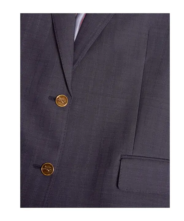 Etro Pegaso Single-breasted Blazer