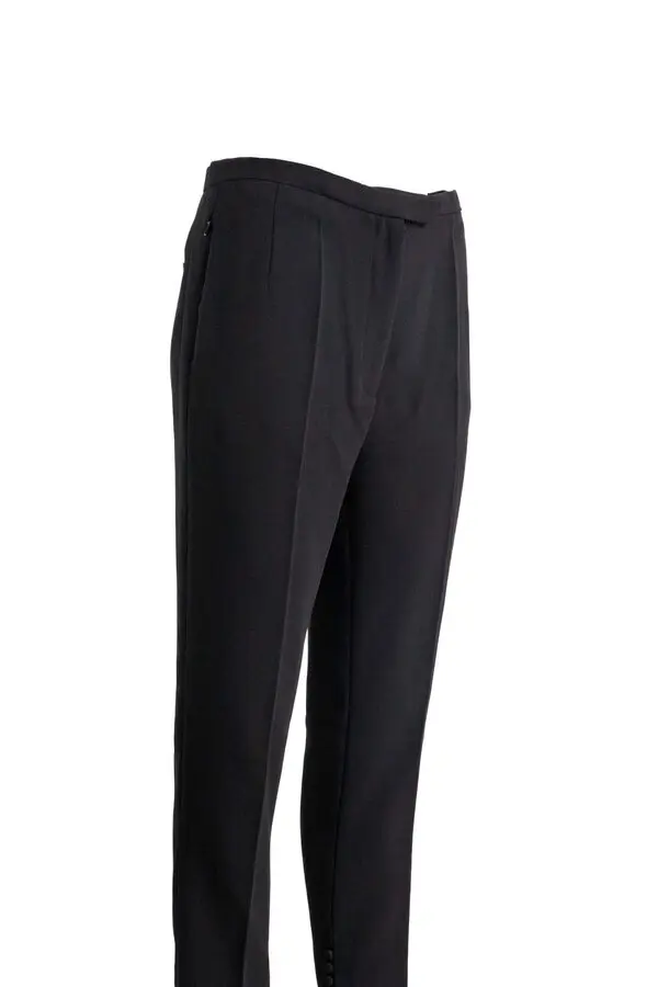 Dries Van Noten Pleated Casual Pants - Black