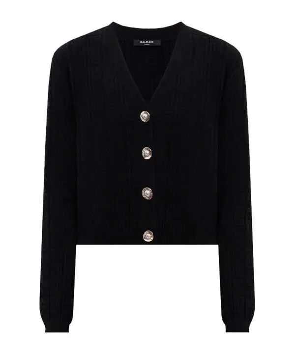 Balmain V-neck Buttoned Cardigan