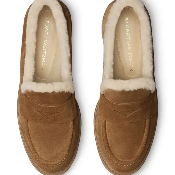 STUART WEITZMAN Celia Lite Shearling Loafer