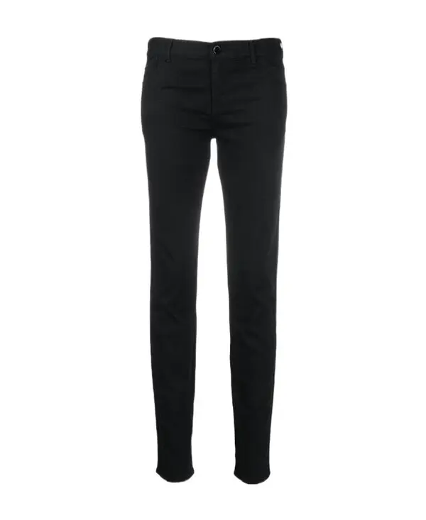 Emporio Armani Fitted Jeans With Embossed Logo Detail