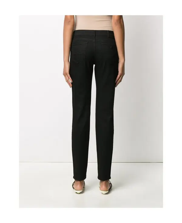 Emporio Armani Fitted Jeans With Embossed Logo Detail