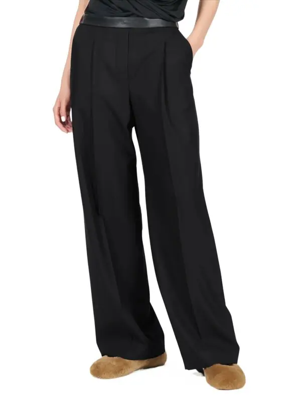 Loewe Pleated Wide-leg Trousers