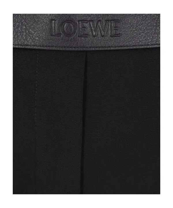 Loewe Pleated Wide-leg Trousers
