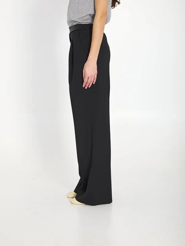 Loewe Pleated Wide-leg Trousers