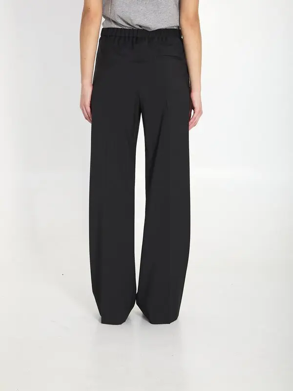 Loewe Pleated Wide-leg Trousers