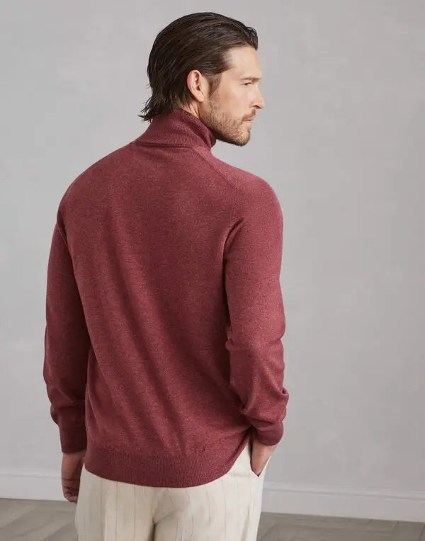 Brunello Cucinelli Cashmere Roll-neck Jumper - Red