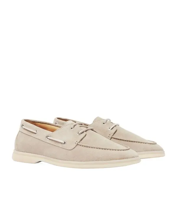 SCAROSSO Lace-up Sneakers - Sand-colored