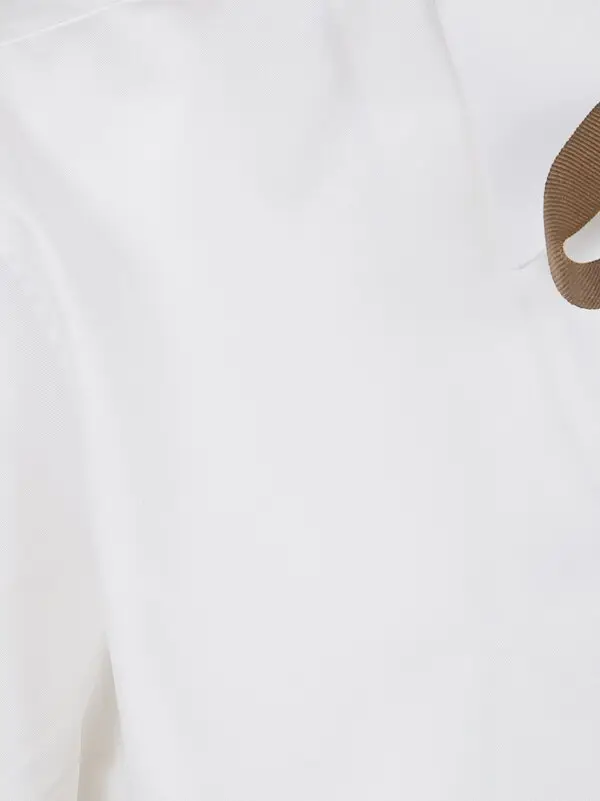 Herno Short Sleeve Shirt With Tie Detail