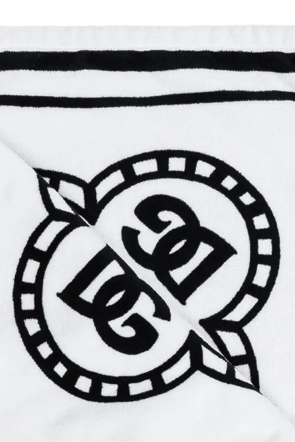 Dolce & Gabbana Dolce Gabbana Logo Printed Bath Towel